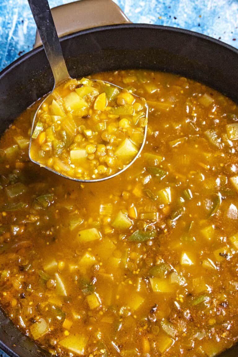 Mexican Lentil Soup (Lentejas) - Chili Pepper Madness