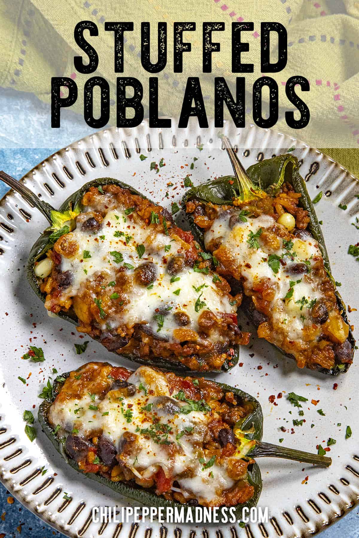 Stuffed Poblano Peppers Recipe - Chili Pepper Madness