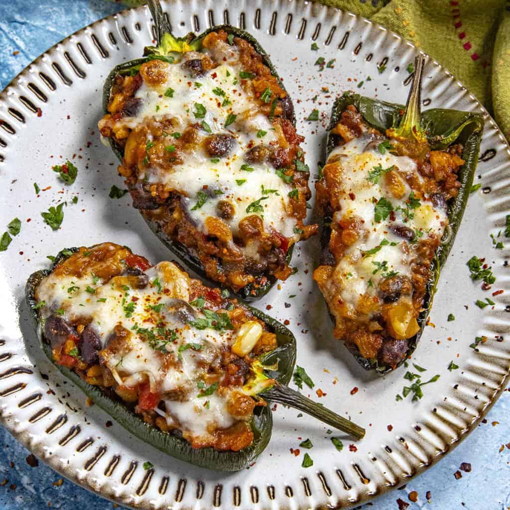 Stuffed Poblano Peppers Recipe - Chili Pepper Madness