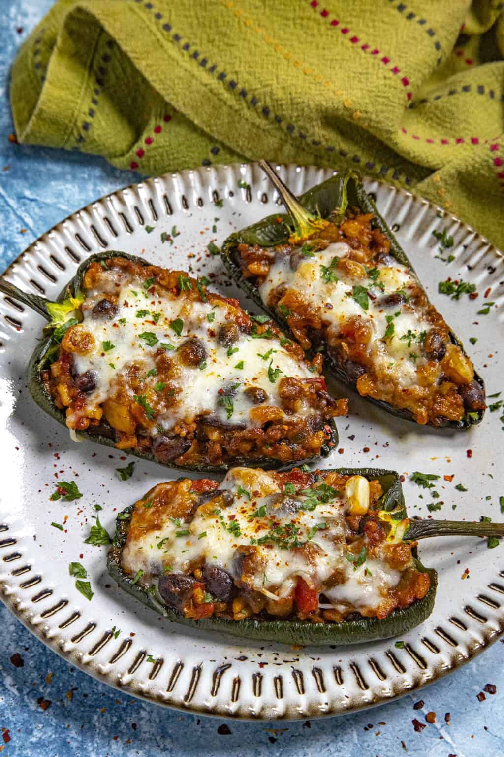 Stuffed Poblano Peppers Recipe - Chili Pepper Madness