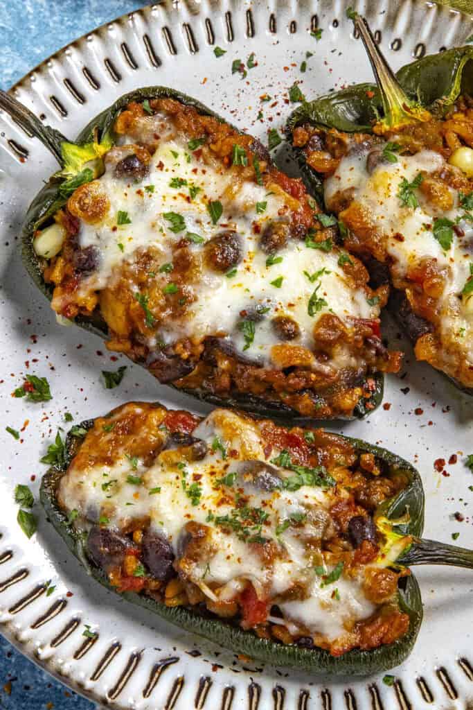 Stuffed Poblano Peppers Recipe - Chili Pepper Madness