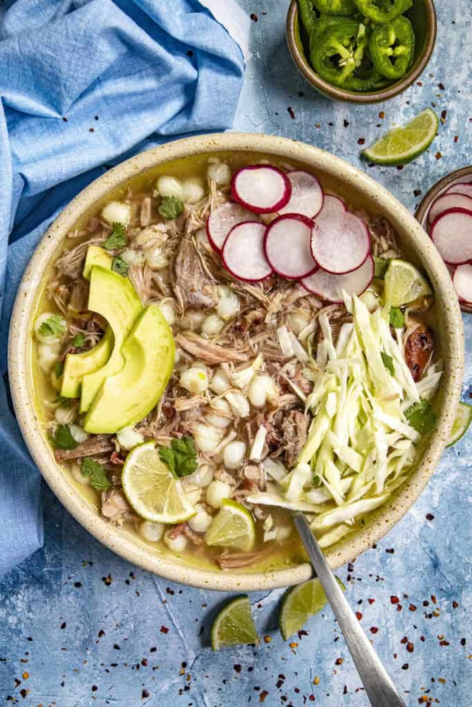 Pozole Blanco Recipe (Mexican White Posole) - Chili Pepper Madness