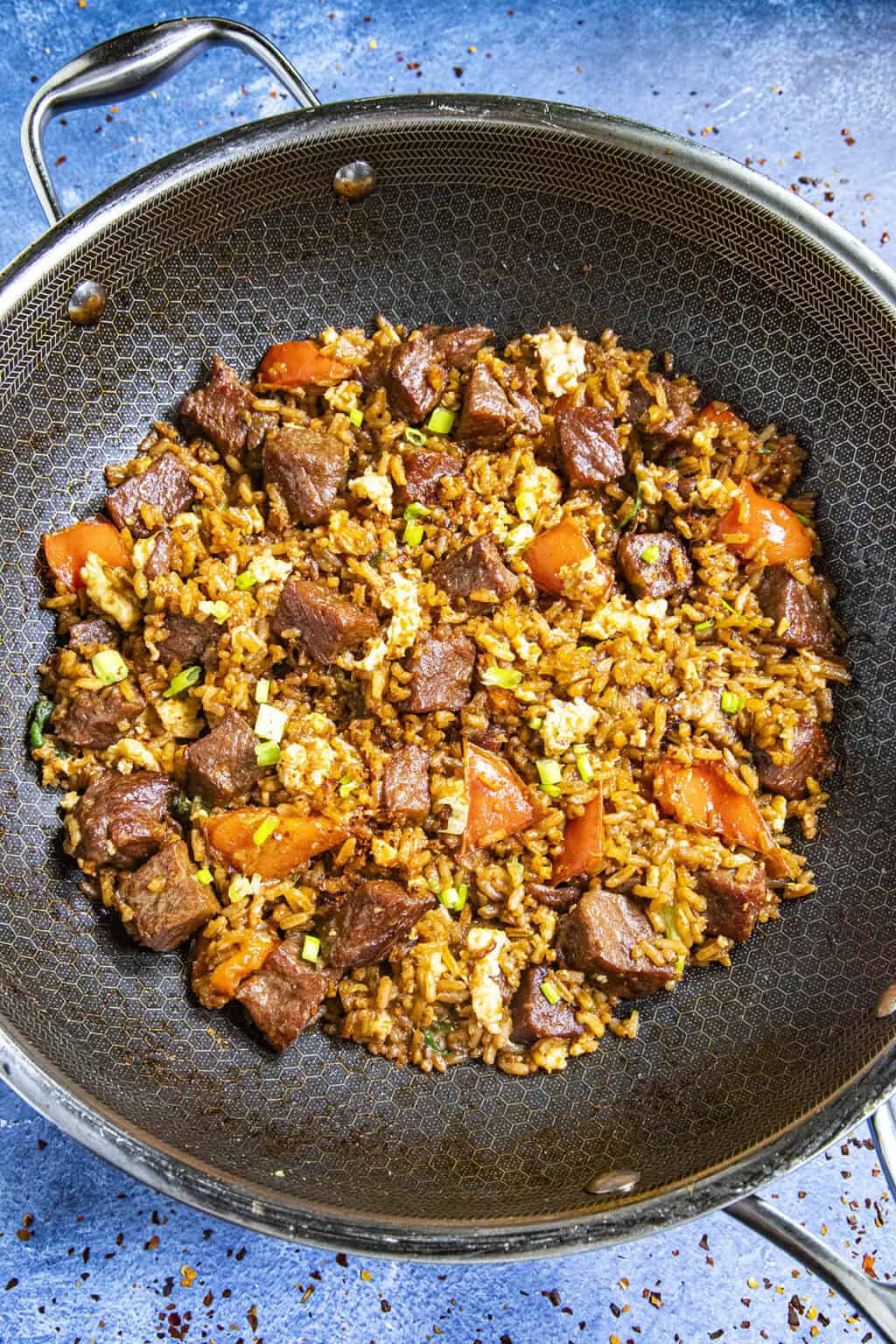 Steak Fried Rice - Chili Pepper Madness