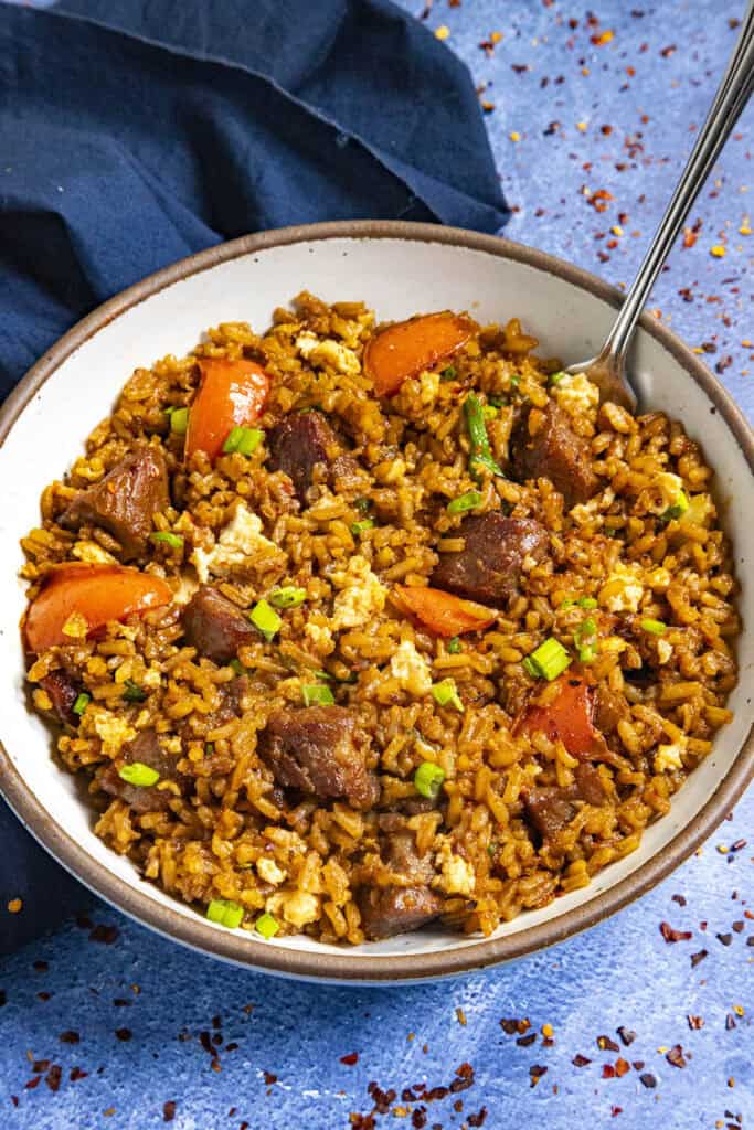 Steak Fried Rice - Chili Pepper Madness