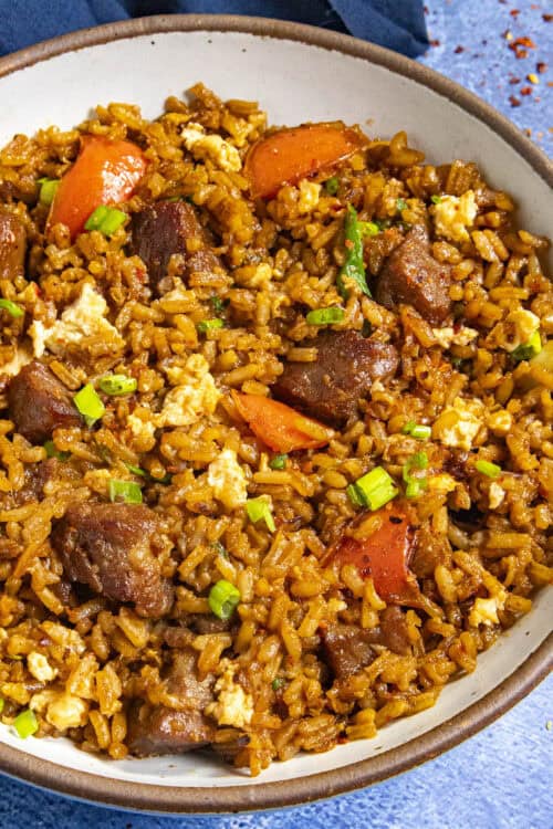 Steak Fried Rice - Chili Pepper Madness
