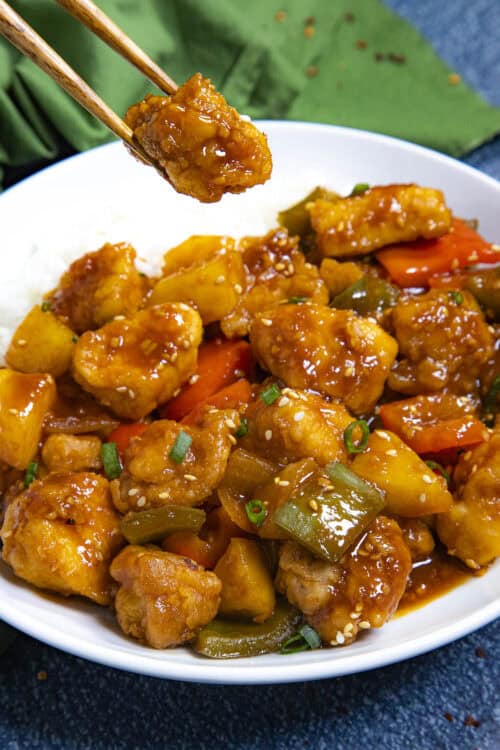 Sweet and Sour Chicken Recipe - Chili Pepper Madness