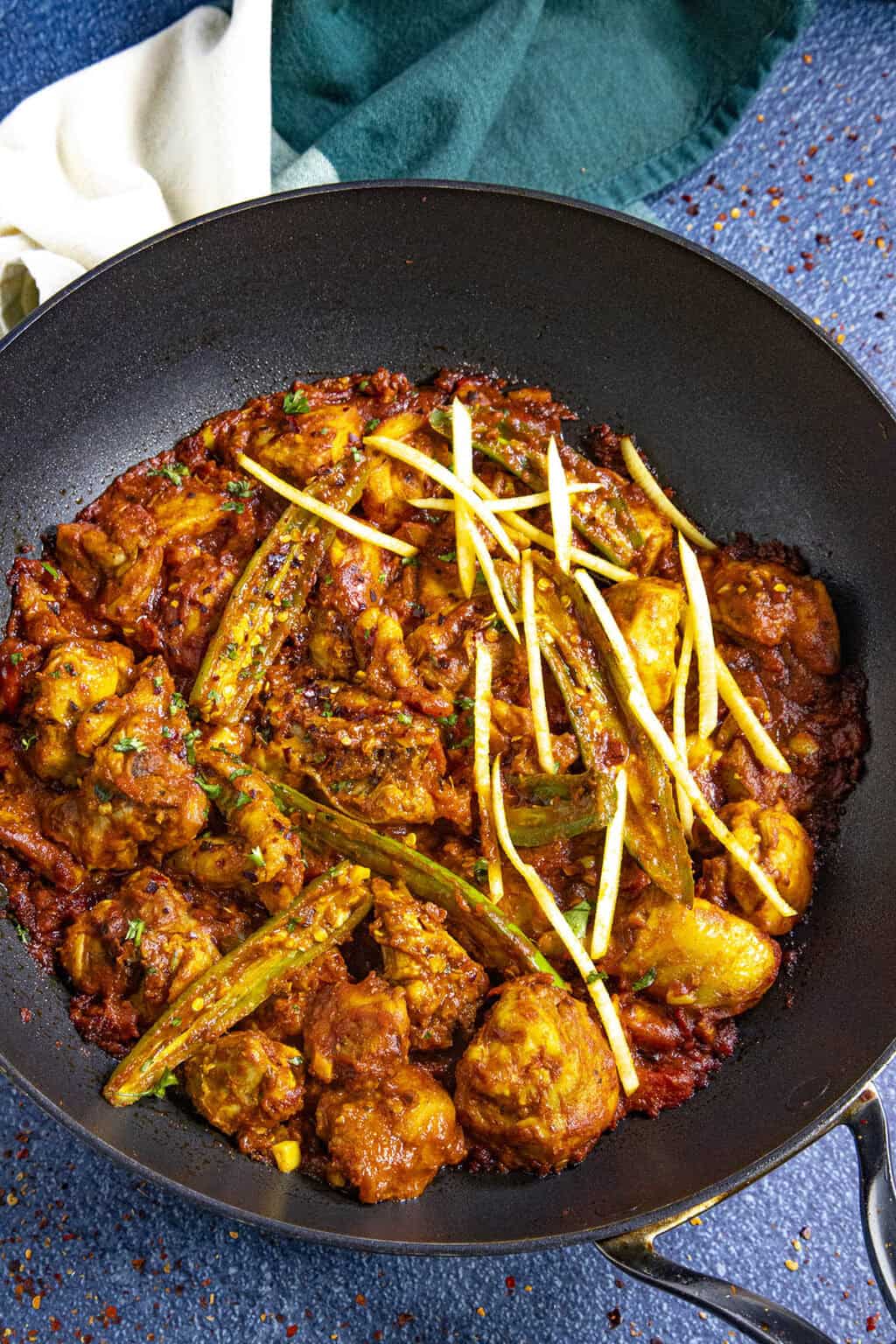Chicken Karahi (Chicken in Spicy Tomato Curry) - Chili Pepper Madness