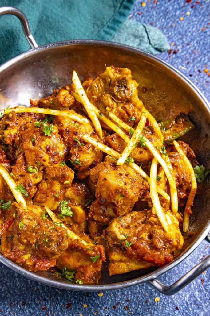 Chicken Karahi (Chicken in Spicy Tomato Curry) - Chili Pepper Madness