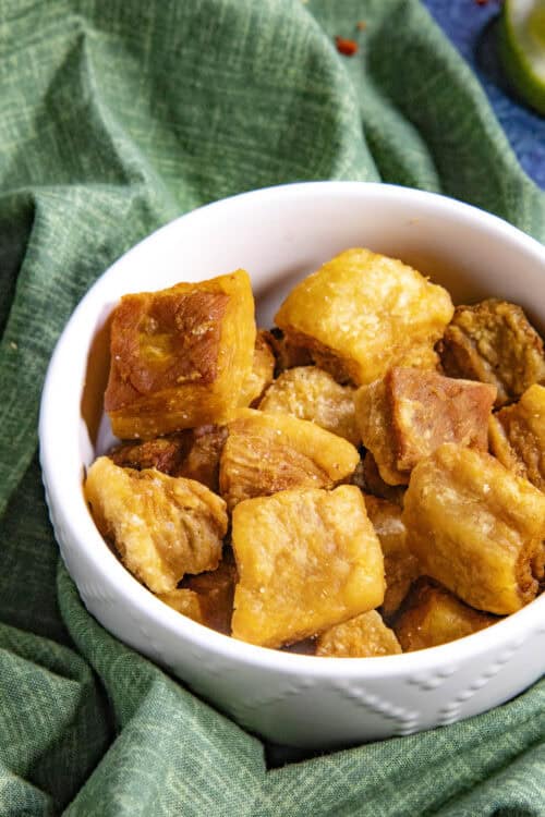 Easy Chicharrones Recipe (Baked Then Fried) - Chili Pepper Madness