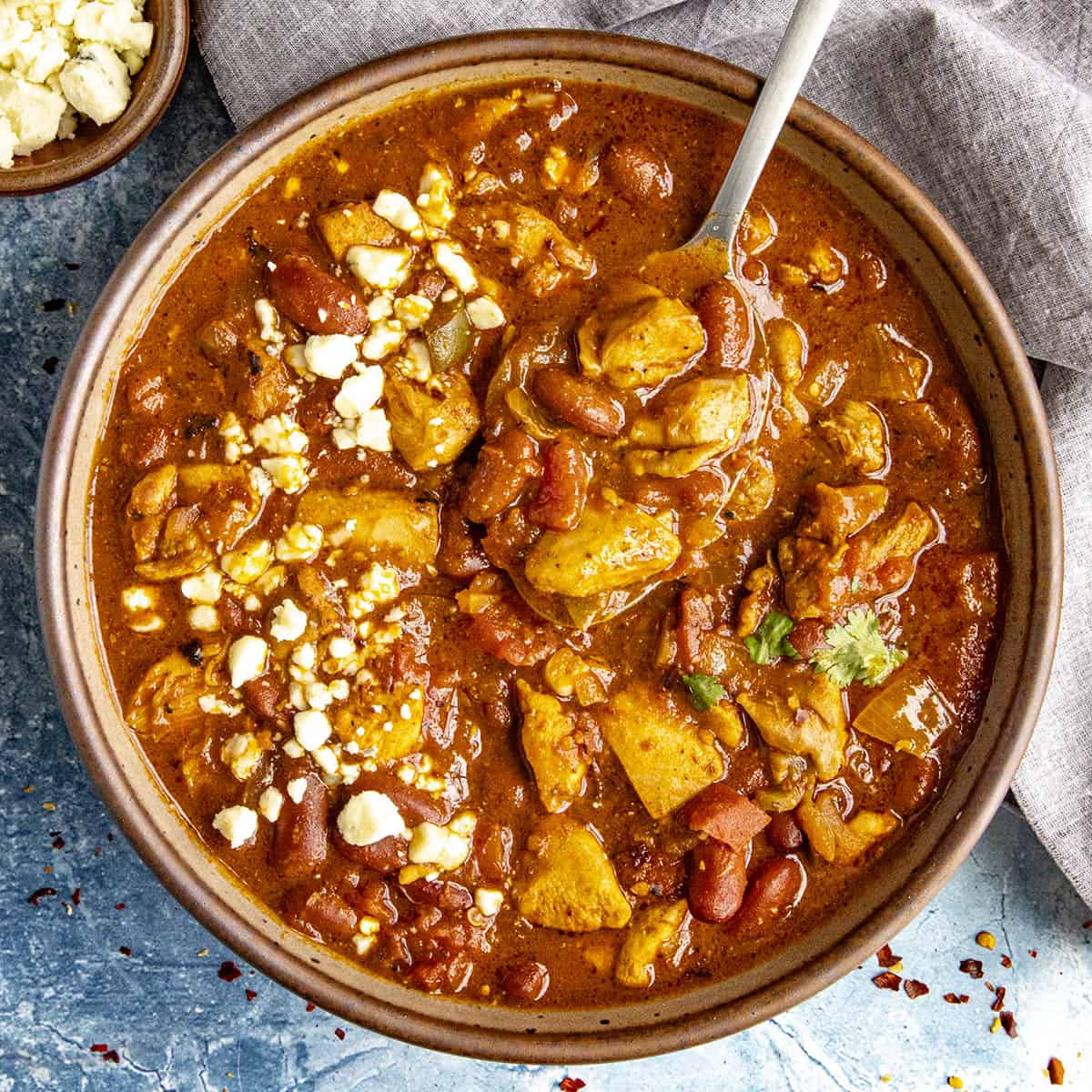 Buffalo Chicken Chili Recipe (Award Winner!) - Chili Pepper Madness
