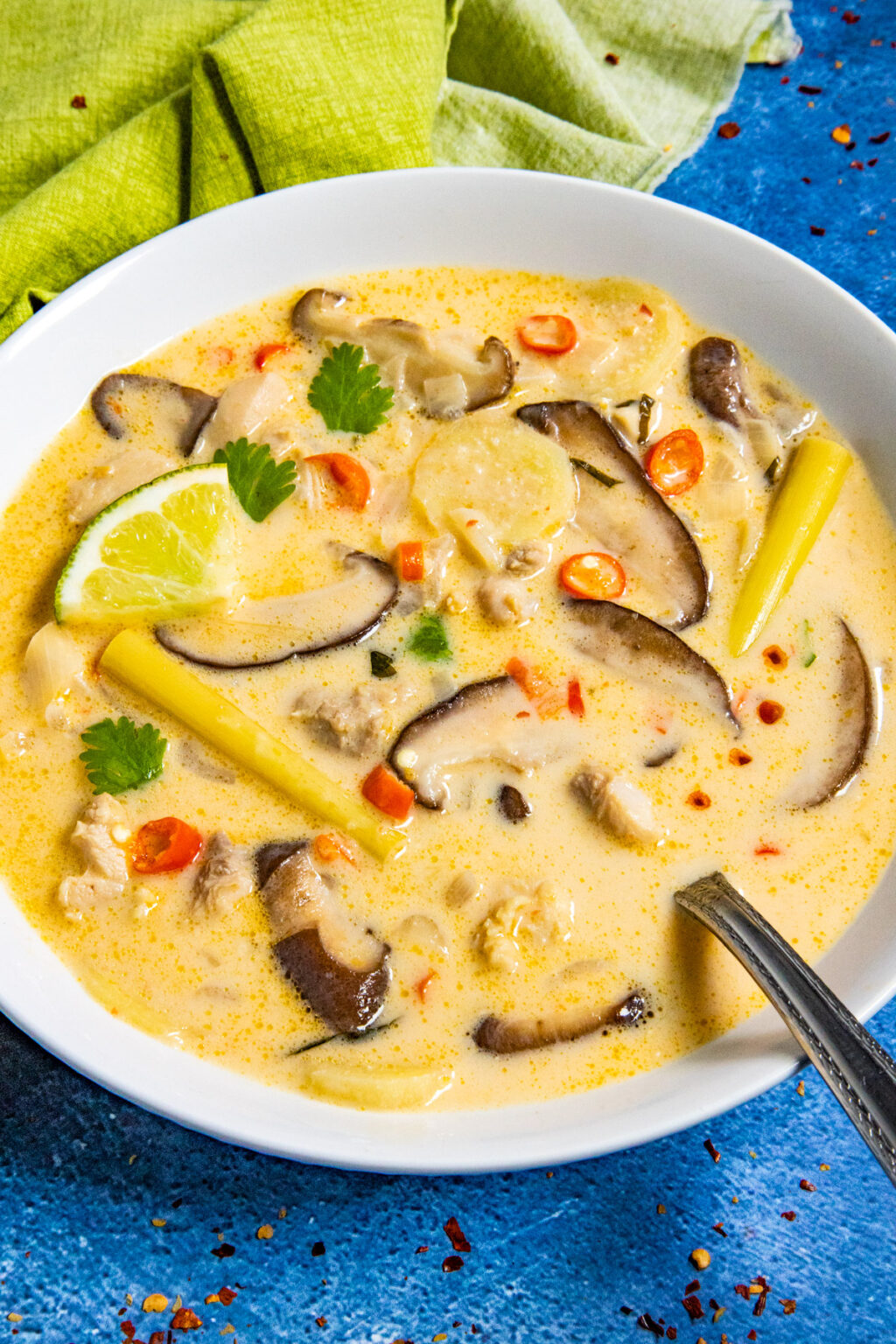 Tom Kha Gai Recipe (Thai Coconut Chicken Soup) - Chili Pepper Madness