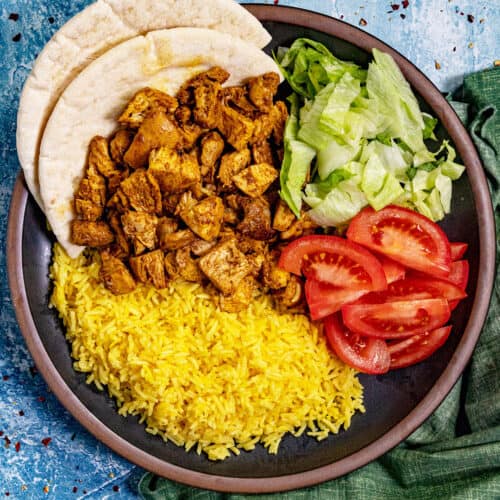 Halal Chicken Recipe (Halal Cart Style) - Chili Pepper Madness