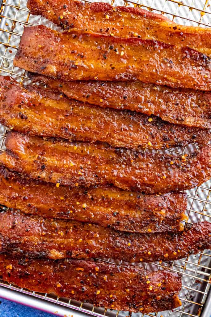 Easy Candied Bacon Recipe - Chili Pepper Madness