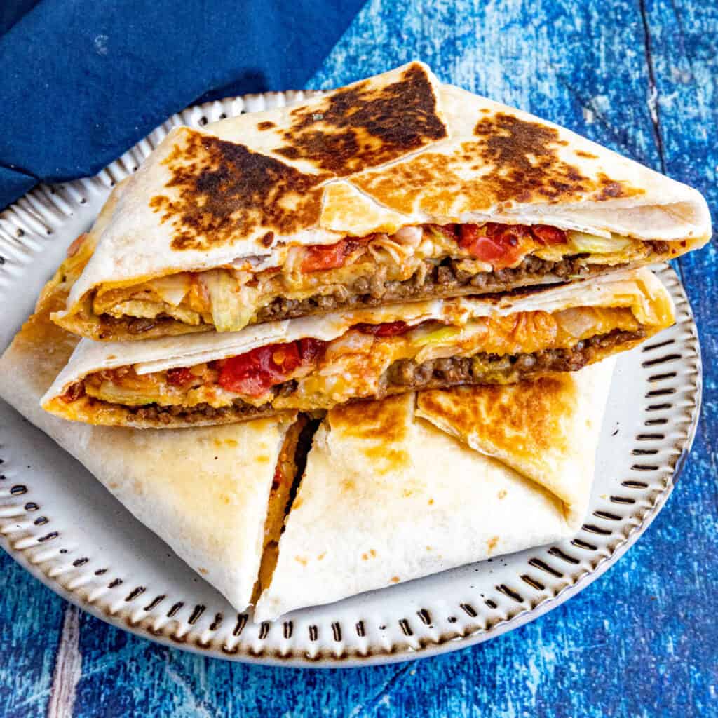 Homemade Crunchwrap Supreme Recipe (Better Than Fast Food!) - Chili ...