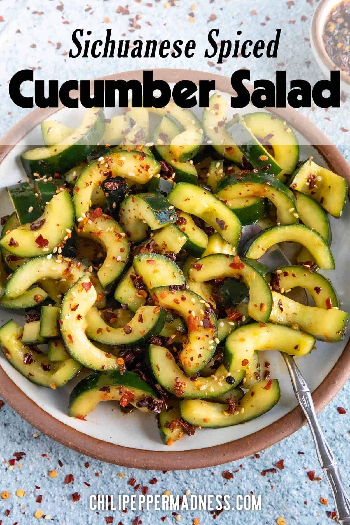 Sichuanese Spiced Cucumber Salad (Qiang Huang Gua) - Chili Pepper Madness