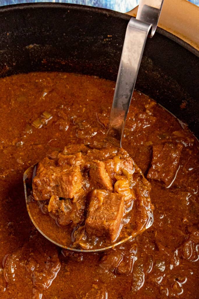 Pörkölt Recipe (Hungarian Beef Stew) - Chili Pepper Madness