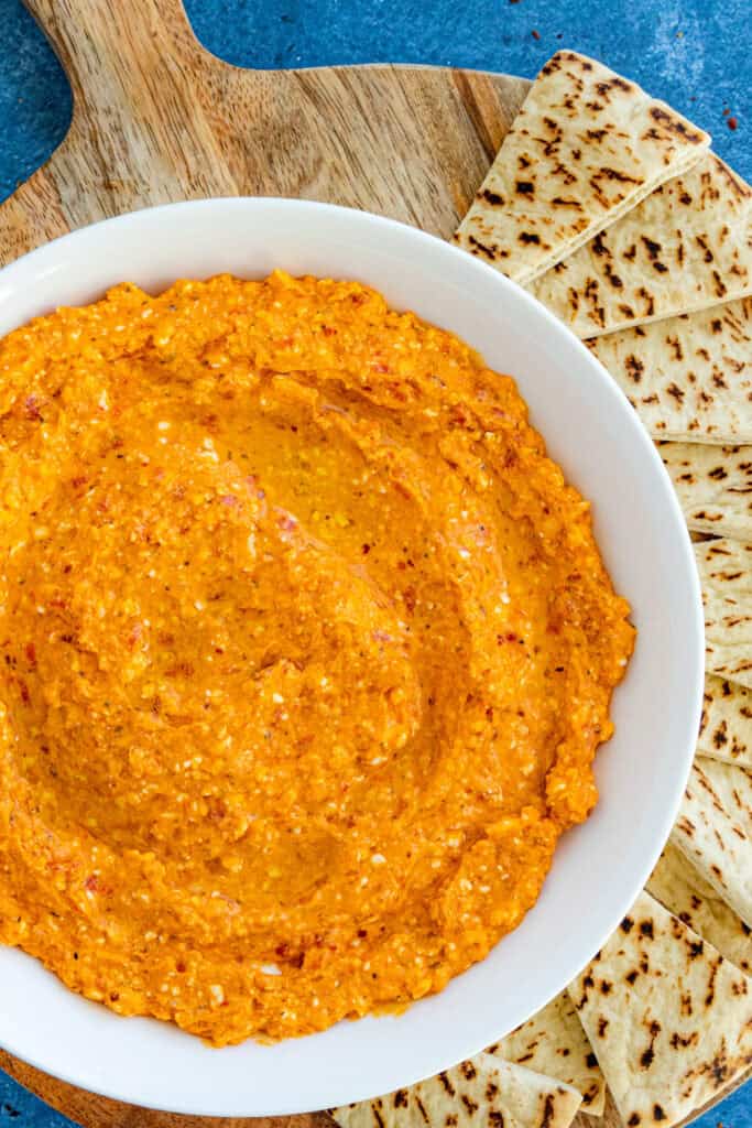 Whipped Feta Dip with Roasted Red Peppers (Htipiti Recipe) - Chili ...