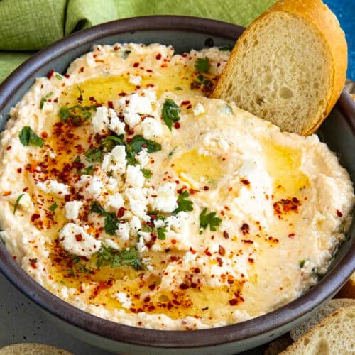 Tirokafteri (Greek Spicy Feta Dip) - Chili Pepper Madness