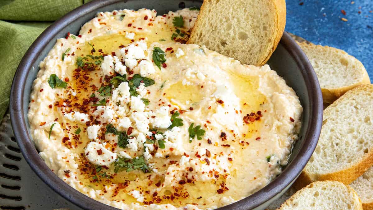 Tirokafteri (Greek Spicy Feta Dip) - Chili Pepper Madness