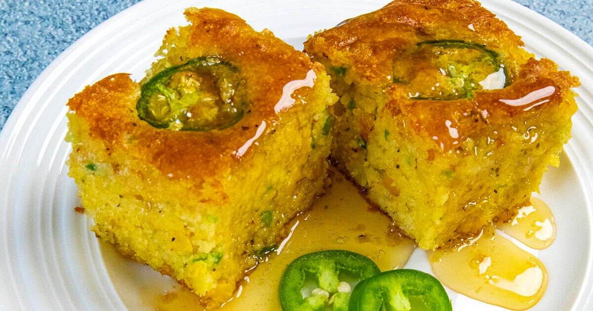 Jalapeño Cornbread Recipe (Moist, Cheesy & Spicy) - Chili Pepper Madness